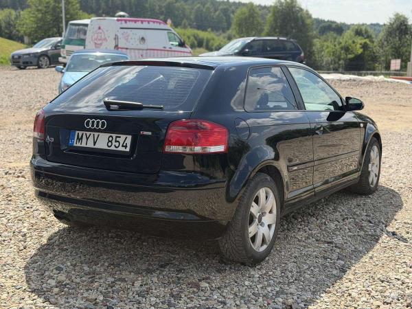 Black Audi A3 2006 in Vilnius, with an engine capacity of 1.98 L and mileage of 294 thousand km for 2100 €, photo 2 on AUTOMOTO.COM.LV