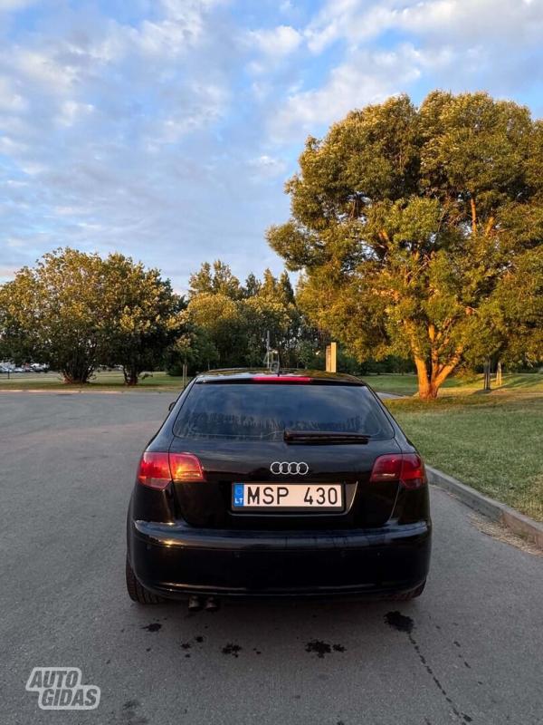 Black Audi A3 2006 in Panevezys, with an engine capacity of 2.00 L and mileage of 193 thousand km for 2900 €, photo 2 on AUTOMOTO.COM.LV