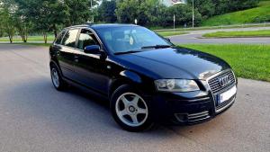 Black Audi A3 2006 in Vilnius, with an engine capacity of 2.00 L and mileage of 480 thousand km for 1650 €, photo 3 on AUTOMOTO.COM.LV