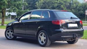 Black Audi A3 2006 in Vilnius, with an engine capacity of 2.00 L and mileage of 480 thousand km for 1650 €, photo 4 on AUTOMOTO.COM.LV