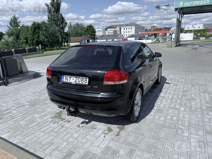 Черный Ауди А3 2006 в Резекне, объемом двигателя 2.00 л и пробегом 0 тыс. км за 3000 €, фото 3 на AUTOMOTO.COM.LV