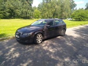 Черный Ауди А3 2006 в Рига, объемом двигателя 2.00 л и пробегом 406 тыс. км за 2000 €, фото  на AUTOMOTO.COM.LV