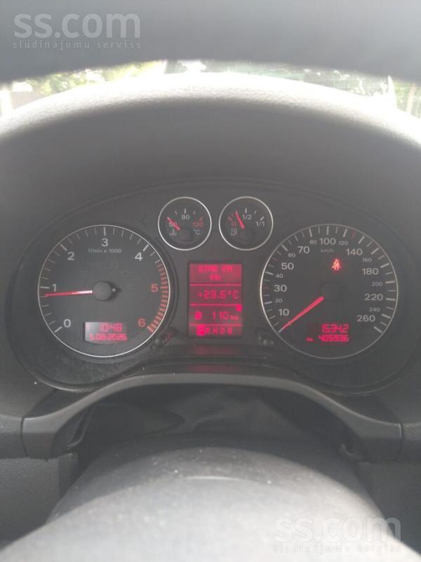 Black Audi A3 2006 in Riga, with an engine capacity of 2.00 L and mileage of 406 thousand km for 2000 €, photo 7 on AUTOMOTO.COM.LV