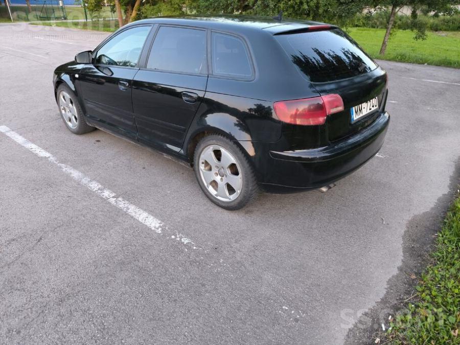 Черный Ауди А3 2006 в Прейли, объемом двигателя 2.00 л и пробегом 406 тыс. км за 1200 €, фото 5 на AUTOMOTO.COM.LV