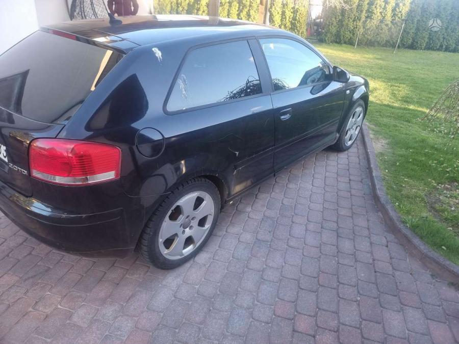 Melns Audi A3 2006 Telšiai, ar dzinēja tilpumu 1.97 L un nobraukumu 3 tūkst. km par 2000 €, foto 4 vietnē AUTOMOTO.COM.LV