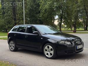 Black Audi A3 2006 in Tukums, with an engine capacity of 1.90 L and mileage of 300 thousand km for 2850 €, photo 3 on AUTOMOTO.COM.LV
