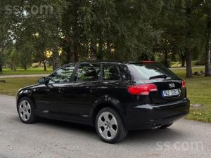 Black Audi A3 2006 in Tukums, with an engine capacity of 1.90 L and mileage of 300 thousand km for 2850 €, photo 5 on AUTOMOTO.COM.LV