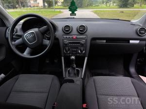 Black Audi A3 2006 in Tukums, with an engine capacity of 1.90 L and mileage of 300 thousand km for 2850 €, photo 6 on AUTOMOTO.COM.LV