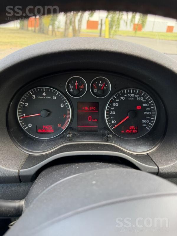 Melns Audi A3 2006 Rīga, ar dzinēja tilpumu 2.00 L un nobraukumu 255 tūkst. km par 4500 €, foto 7 vietnē AUTOMOTO.COM.LV