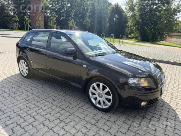 Black Audi A3 2006 in Saldus, with an engine capacity of 1.60 L and mileage of 259 thousand km for 3990 €, photo 3 on AUTOMOTO.COM.LV