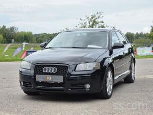 Black Audi A3 2006 in Liepaja, with an engine capacity of 2.00 L and mileage of 211 thousand km for 3450 €, photo  on AUTOMOTO.COM.LV