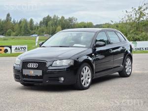 Black Audi A3 2006 in Liepaja, with an engine capacity of 2.00 L and mileage of 211 thousand km for 3450 €, photo 4 on AUTOMOTO.COM.LV