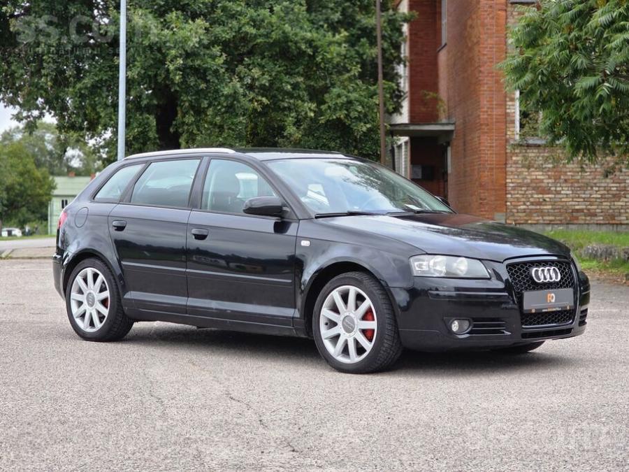 Black Audi A3 2006 in Liepaja, with an engine capacity of 2.00 L and mileage of 211 thousand km for 3450 €, photo 10 on AUTOMOTO.COM.LV