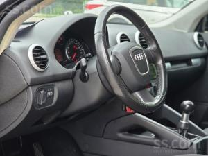 Black Audi A3 2006 in Liepaja, with an engine capacity of 2.00 L and mileage of 211 thousand km for 3450 €, photo 18 on AUTOMOTO.COM.LV