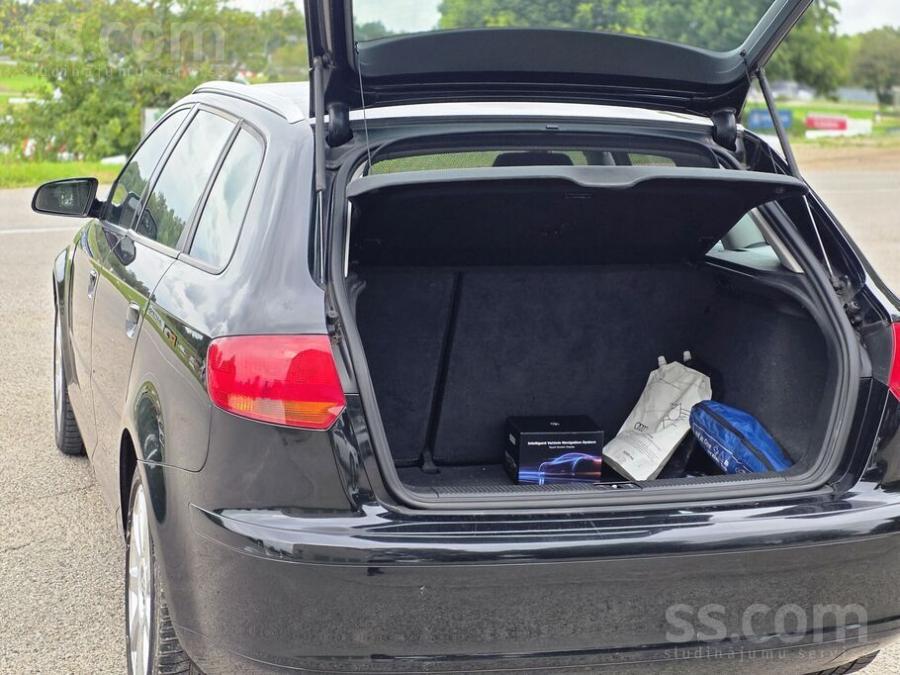 Black Audi A3 2006 in Liepaja, with an engine capacity of 2.00 L and mileage of 211 thousand km for 3450 €, photo 32 on AUTOMOTO.COM.LV
