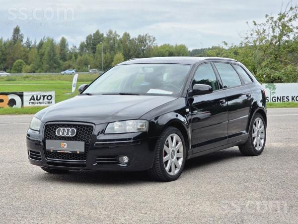 Black Audi A3 2006 in Liepaja, with an engine capacity of 2.00 L and mileage of 211 thousand km for 3450 €, photo 3 on AUTOMOTO.COM.LV