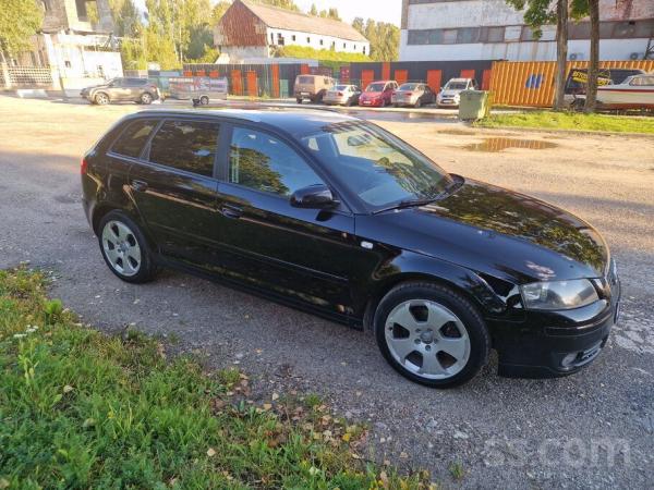 Black Audi A3 2006 in Riga, with an engine capacity of 2.00 L and mileage of 343 thousand km for 2800 €, photo 6 on AUTOMOTO.COM.LV