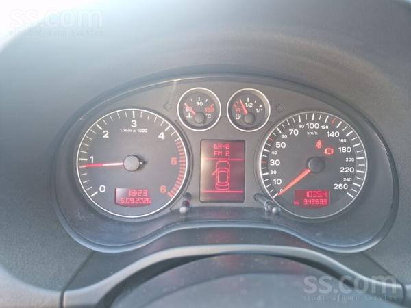 Black Audi A3 2006 in Riga, with an engine capacity of 2.00 L and mileage of 343 thousand km for 2800 €, photo 10 on AUTOMOTO.COM.LV