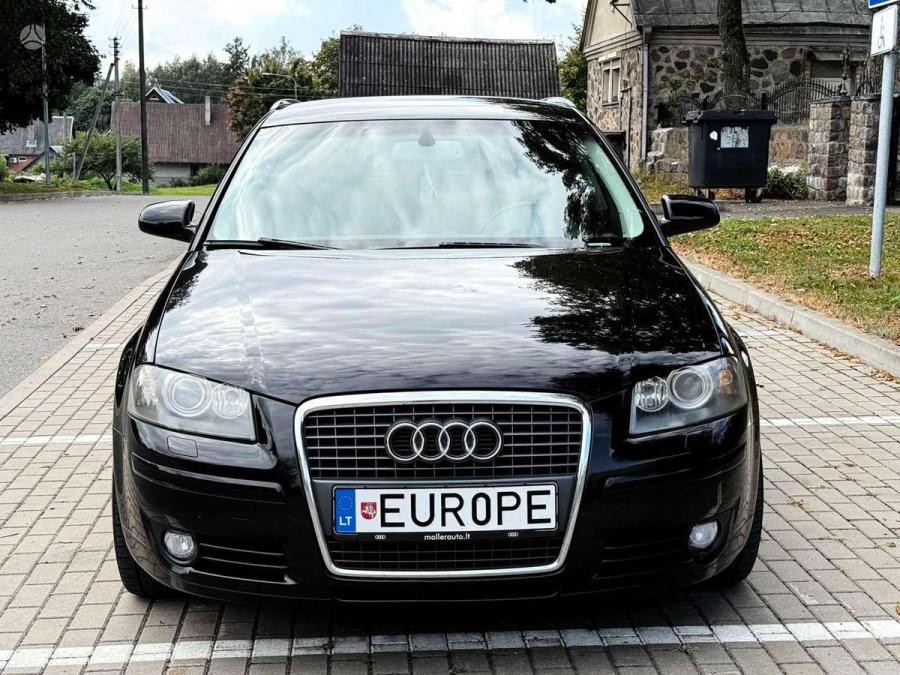 Black Audi A3 2006 in Vilnius, with an engine capacity of 1.97 L and mileage of 430 thousand km for 3150 €, photo 3 on AUTOMOTO.COM.LV