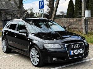 Black Audi A3 2006 in Vilnius, with an engine capacity of 1.97 L and mileage of 430 thousand km for 3150 €, photo 5 on AUTOMOTO.COM.LV