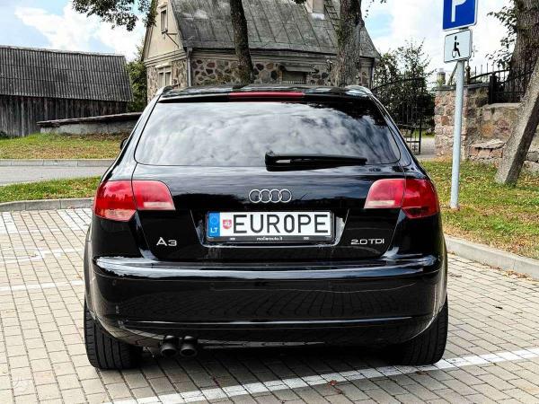 Ауди А3 2006 в Вильнюс на AUTOMOTO.COM.LV Черный Ауди А3 2006 в Вильнюс, объемом двигателя 1.97 л и пробегом 430 тыс. км за 3150 €, фото 8 на AUTOMOTO.COM.LV