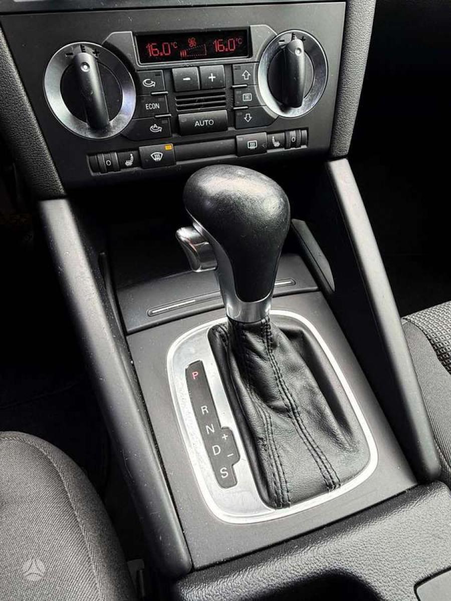 Black Audi A3 2006 in Vilnius, with an engine capacity of 1.97 L and mileage of 430 thousand km for 3150 €, photo 18 on AUTOMOTO.COM.LV