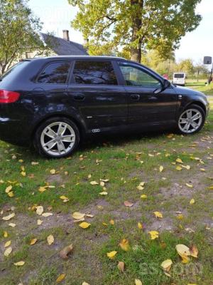 Black Audi A3 2006 in Valmiera, with an engine capacity of 2.00 L and mileage of 281 thousand km for 2350 €, photo 3 on AUTOMOTO.COM.LV