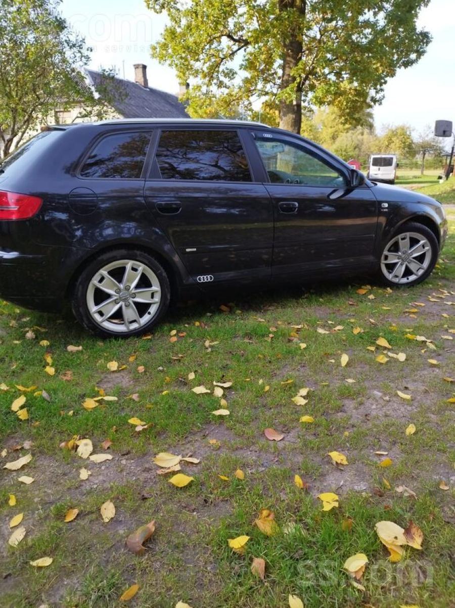 Black Audi A3 2006 in Valmiera, with an engine capacity of 2.00 L and mileage of 281 thousand km for 2350 €, photo 3 on AUTOMOTO.COM.LV