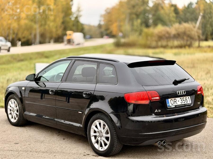 Melns Audi A3 2006 Ogre, ar dzinēja tilpumu 2.00 L un nobraukumu 312 tūkst. km par 3850 €, foto 4 vietnē AUTOMOTO.COM.LV