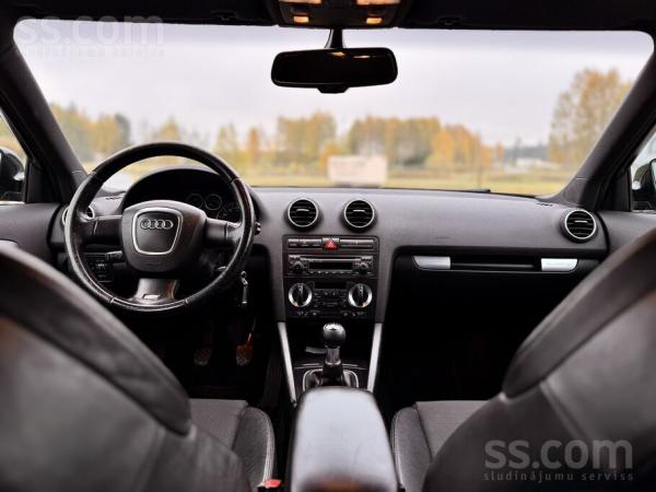 Черный Ауди А3 2006 в Огре, объемом двигателя 2.00 л и пробегом 312 тыс. км за 3850 €, фото 8 на AUTOMOTO.COM.LV