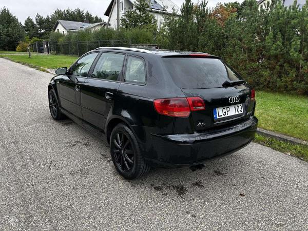 Melns Audi A3 2006 Viļņa, ar dzinēja tilpumu 1.97 L un nobraukumu 330 tūkst. km par 2500 €, foto 6 vietnē AUTOMOTO.COM.LV