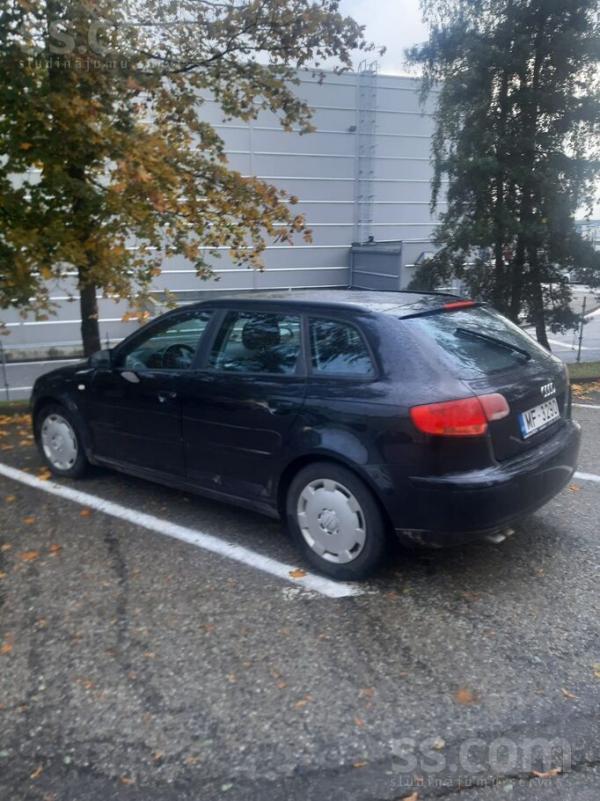 Black Audi A3 2007 in Jurmala, with an engine capacity of 2.00 L and mileage of 471 thousand km for 1899 €, photo 2 on AUTOMOTO.COM.LV