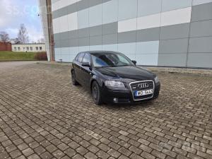 Black Audi A3 2007 in Riga, with an engine capacity of 2.00 L and mileage of 350 thousand km for 3200 €, photo  on AUTOMOTO.COM.LV
