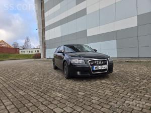 Black Audi A3 2007 in Riga, with an engine capacity of 2.00 L and mileage of 350 thousand km for 3200 €, photo 2 on AUTOMOTO.COM.LV