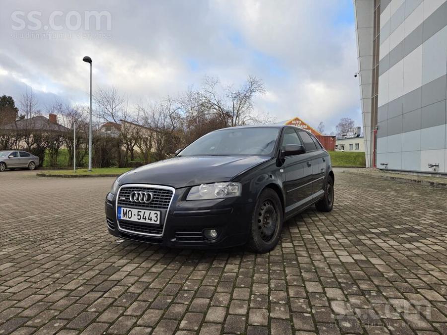 Black Audi A3 2007 in Riga, with an engine capacity of 2.00 L and mileage of 350 thousand km for 3200 €, photo 5 on AUTOMOTO.COM.LV