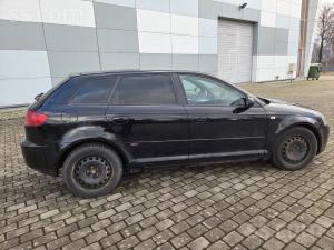 Black Audi A3 2007 in Riga, with an engine capacity of 2.00 L and mileage of 350 thousand km for 3200 €, photo 6 on AUTOMOTO.COM.LV