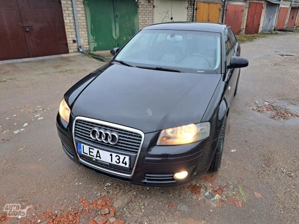 Black Audi A3 2007 in Kaunas, with an engine capacity of 2.00 L and mileage of 288 thousand km for 1990 €, photo 10 on AUTOMOTO.COM.LV