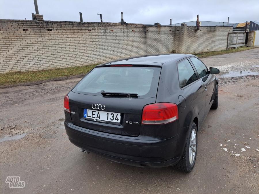 Черный Ауди А3 2007 в Каунас, объемом двигателя 2.00 л и пробегом 288 тыс. км за 1990 €, фото 16 на AUTOMOTO.COM.LV