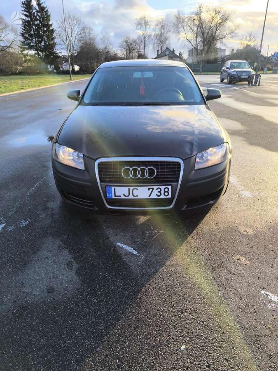 Melns Audi A3 2007 Panevēža, ar dzinēja tilpumu 1.90 L un nobraukumu 287 tūkst. km par 1500 €, foto 1 vietnē AUTOMOTO.COM.LV