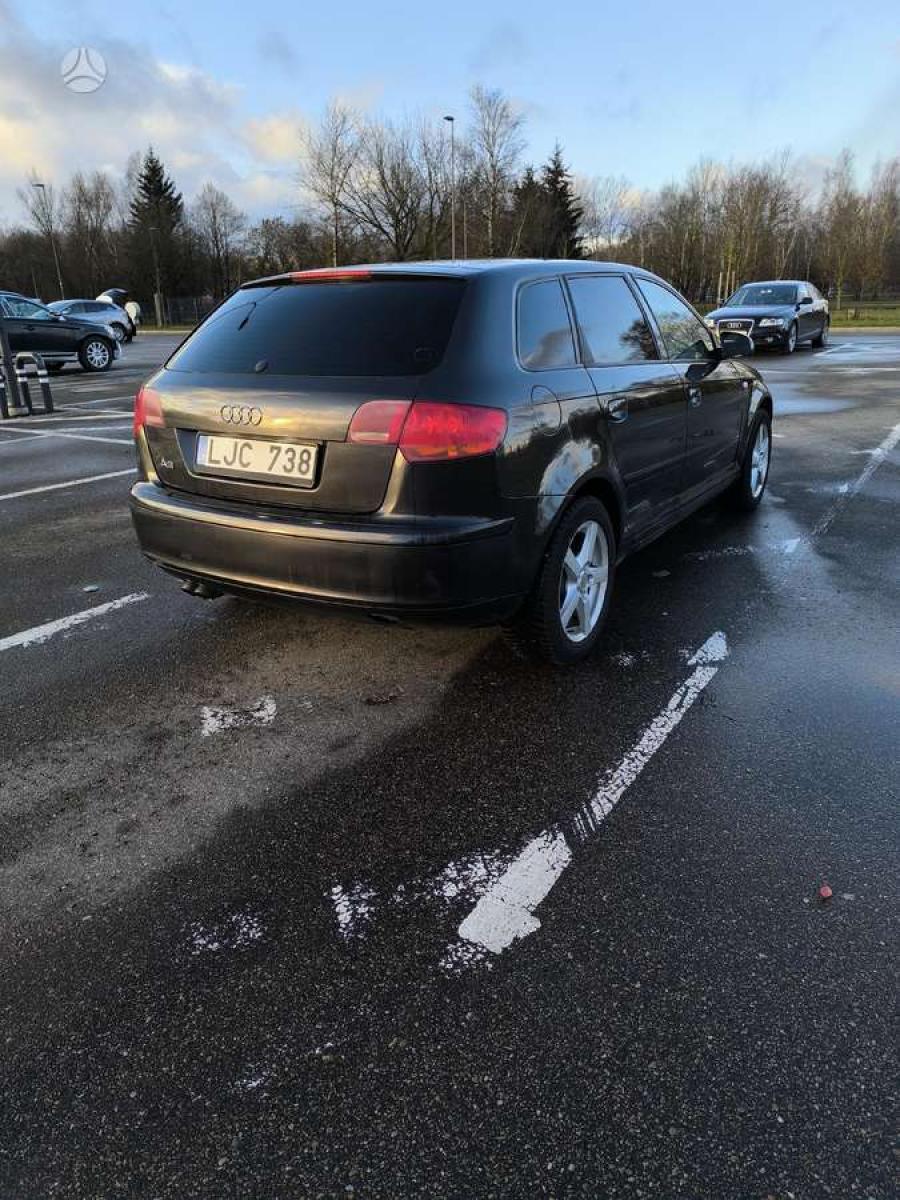 Melns Audi A3 2007 Panevēža, ar dzinēja tilpumu 1.90 L un nobraukumu 287 tūkst. km par 1500 €, foto 6 vietnē AUTOMOTO.COM.LV