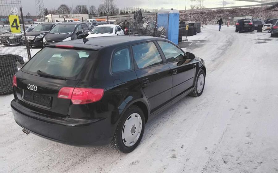 Melns Audi A3 2007 Marijampole, ar dzinēja tilpumu 1.90 L un nobraukumu 259 tūkst. km par 2899 €, foto 6 vietnē AUTOMOTO.COM.LV