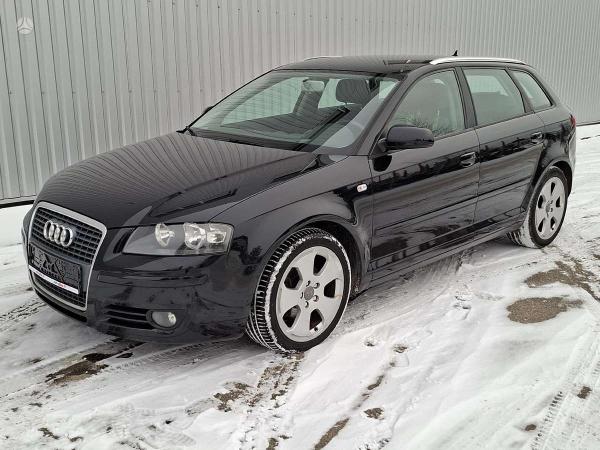 Melns Audi A3 2007 Ukmergė, ar dzinēja tilpumu 2.00 L un nobraukumu 278 tūkst. km par 3250 €, foto 1 vietnē AUTOMOTO.COM.LV