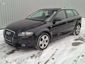 Melns Audi A3 2007 Ukmergė, ar dzinēja tilpumu 2.00 L un nobraukumu 278 tūkst. km par 3250 €, foto  vietnē AUTOMOTO.COM.LV
