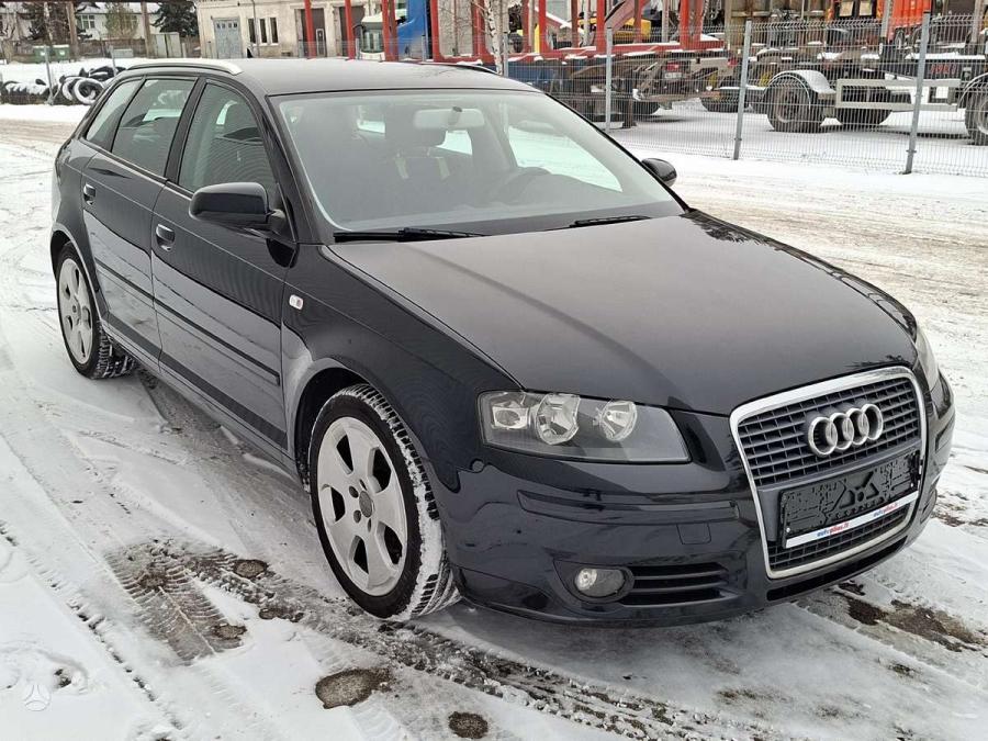 Melns Audi A3 2007 Ukmergė, ar dzinēja tilpumu 2.00 L un nobraukumu 278 tūkst. km par 3250 €, foto 2 vietnē AUTOMOTO.COM.LV