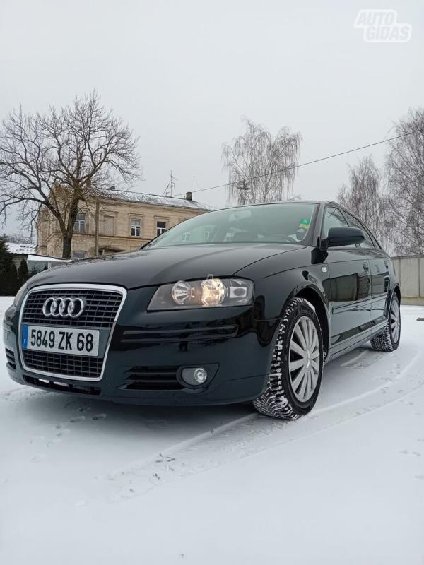 Black Audi A3 2007 in Vilkaviskis, with an engine capacity of 2.00 L and mileage of 302 thousand km for 3450 €, photo 1 on AUTOMOTO.COM.LV