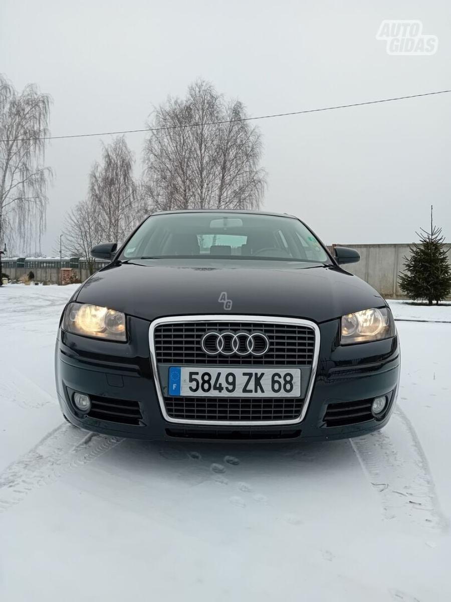 Black Audi A3 2007 in Vilkaviskis, with an engine capacity of 2.00 L and mileage of 302 thousand km for 3450 €, photo 3 on AUTOMOTO.COM.LV