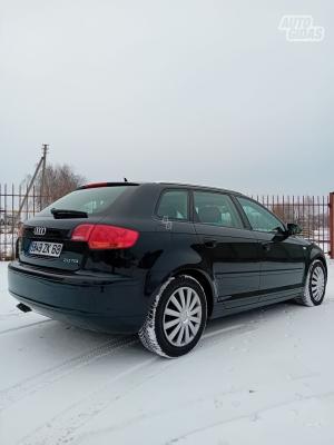 Black Audi A3 2007 in Vilkaviskis, with an engine capacity of 2.00 L and mileage of 302 thousand km for 3450 €, photo 5 on AUTOMOTO.COM.LV