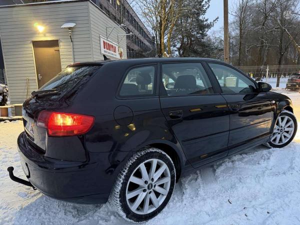 Black Audi A3 2007 in Kaunas, with an engine capacity of 1.97 L and mileage of 315 thousand km for 3450 €, photo 4 on AUTOMOTO.COM.LV