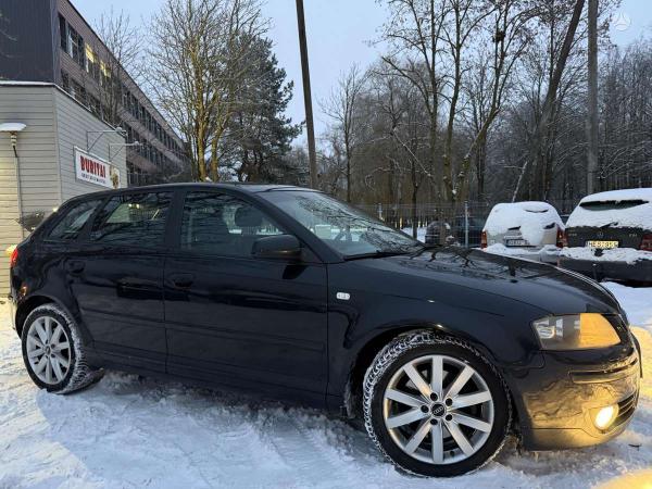 Black Audi A3 2007 in Kaunas, with an engine capacity of 1.97 L and mileage of 315 thousand km for 3450 €, photo 9 on AUTOMOTO.COM.LV