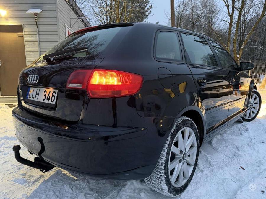 Black Audi A3 2007 in Kaunas, with an engine capacity of 1.97 L and mileage of 315 thousand km for 3450 €, photo 19 on AUTOMOTO.COM.LV
